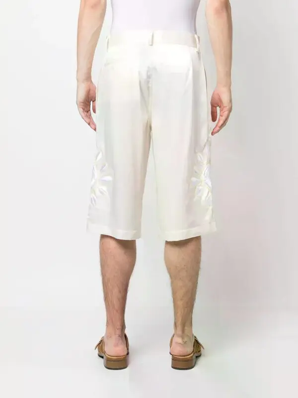 BLUEMARBLE Embroidered Satin Shorts