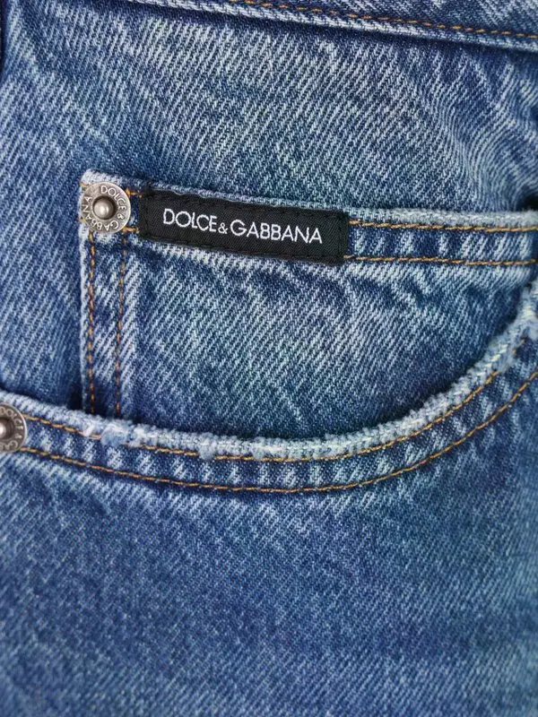 Dolce & Gabbana Logo-patch Jeans
