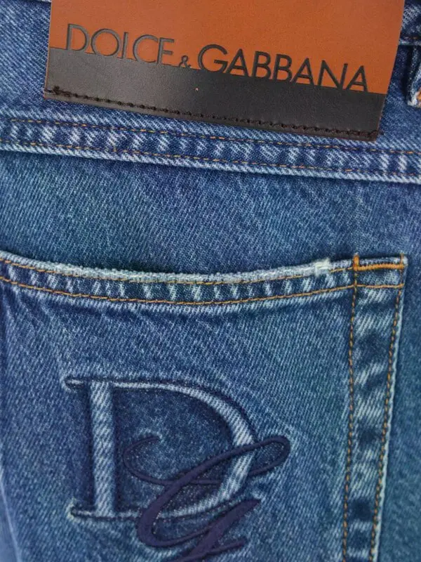 Dolce & Gabbana Logo-patch Jeans