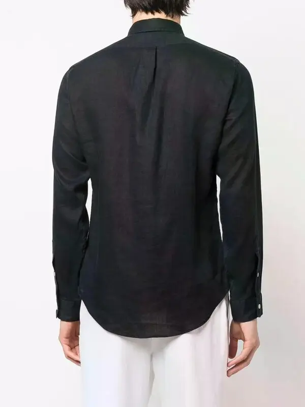 Polo Ralph Lauren Logo Button-down Shirt - Black