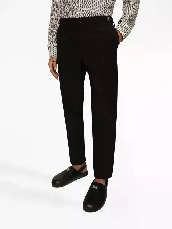 Dolce & Gabbana Tailored Trousers With Pressed Crease