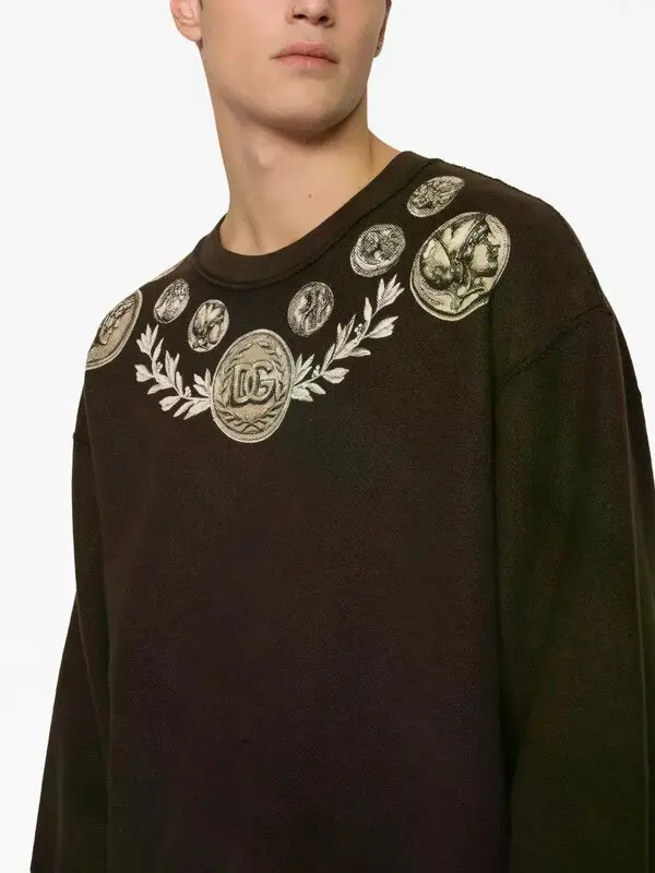 Dolce & Gabbana Graphic-print Cotton Sweatshirt
