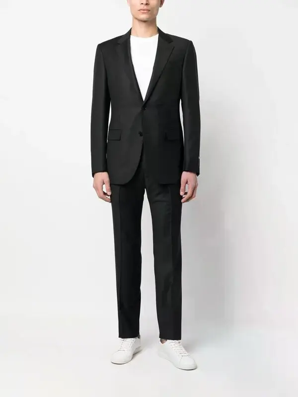 Zegna Trofeo™ Wool Single-breasted Suit - Black