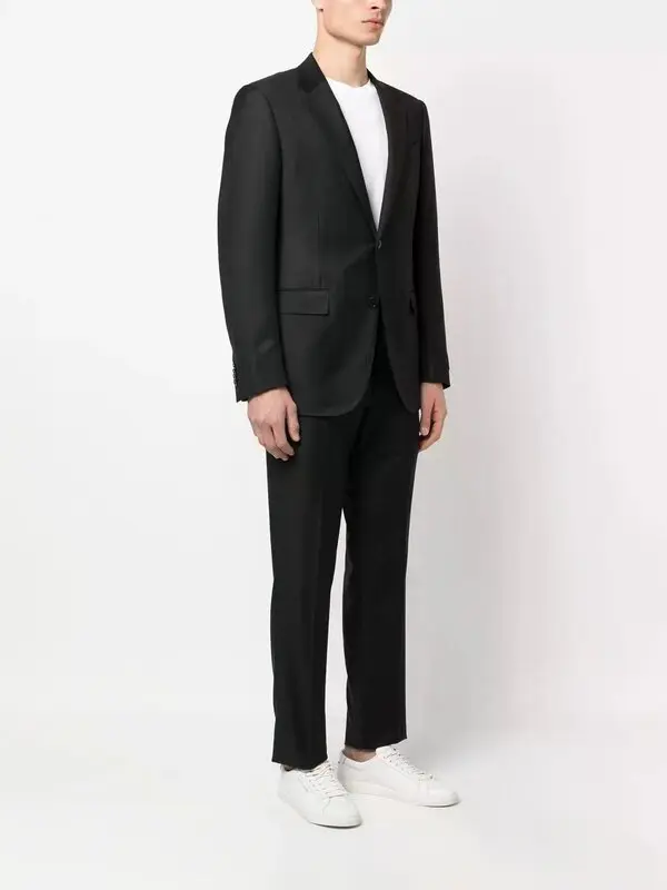 Zegna Trofeo™ Wool Single-breasted Suit - Black