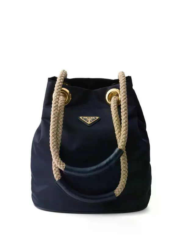 Prada Small Mariner Bucket Bag - Blue