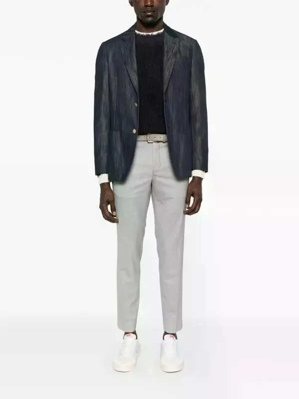 LARDINI Denim Blazer - Blue