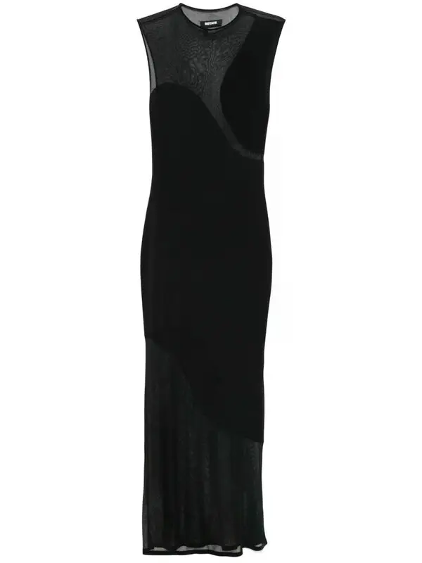 ROTATE BY BIRGER CHRISTENSEN Sheer Knit Maxi Dress