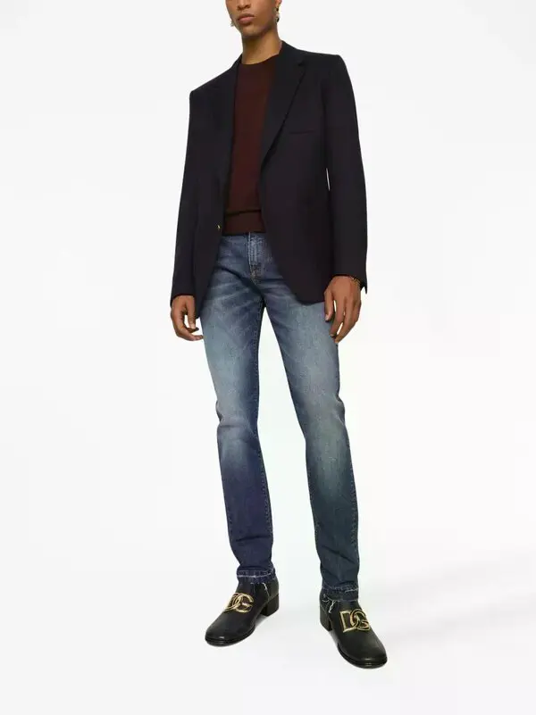 Dolce & Gabbana Patch Pocket Single-breasted Blazer