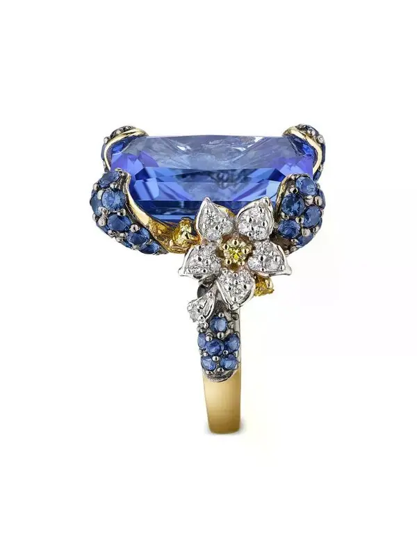ANABELA CHAN 18kt Gold Vermeil Cinderella Gemstone Ring
