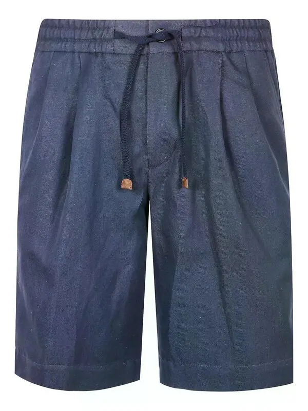 Incotex Drawstring-waist Shorts - Blue
