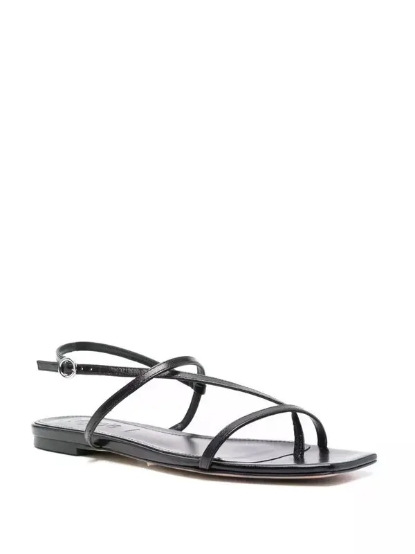 AeydĒ Ella Flat Sandals - Black