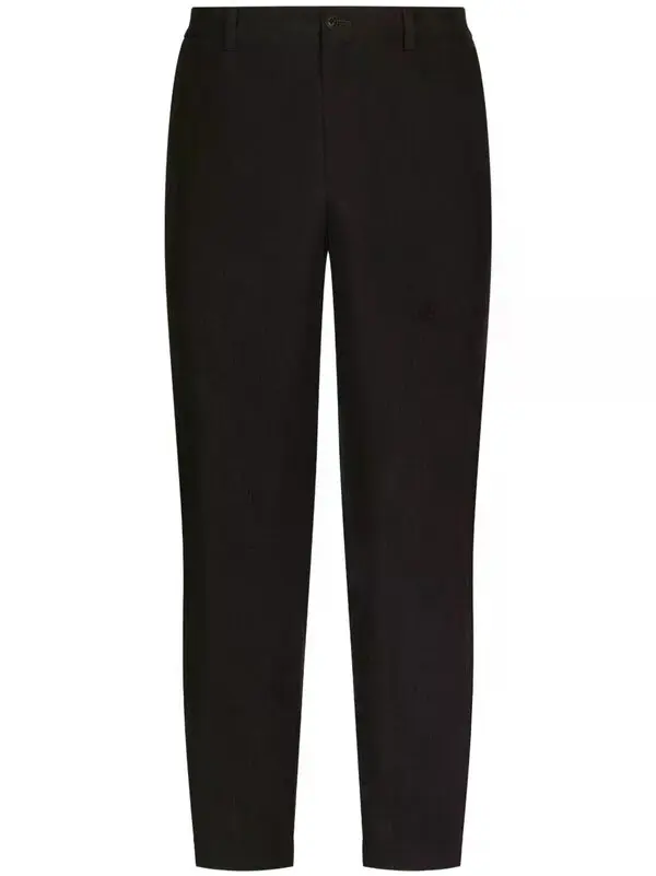 Dolce & Gabbana Straight-leg Linen Tailored Trousers