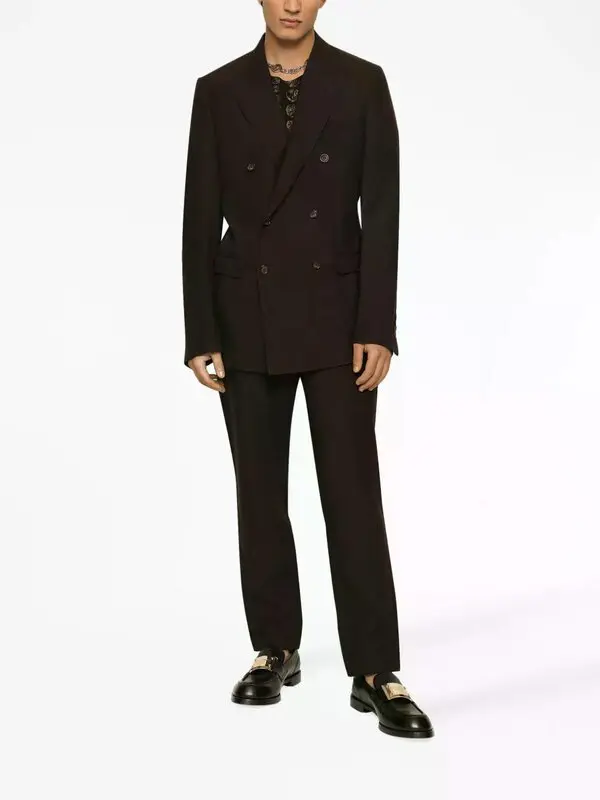 Dolce & Gabbana Straight-leg Linen Tailored Trousers