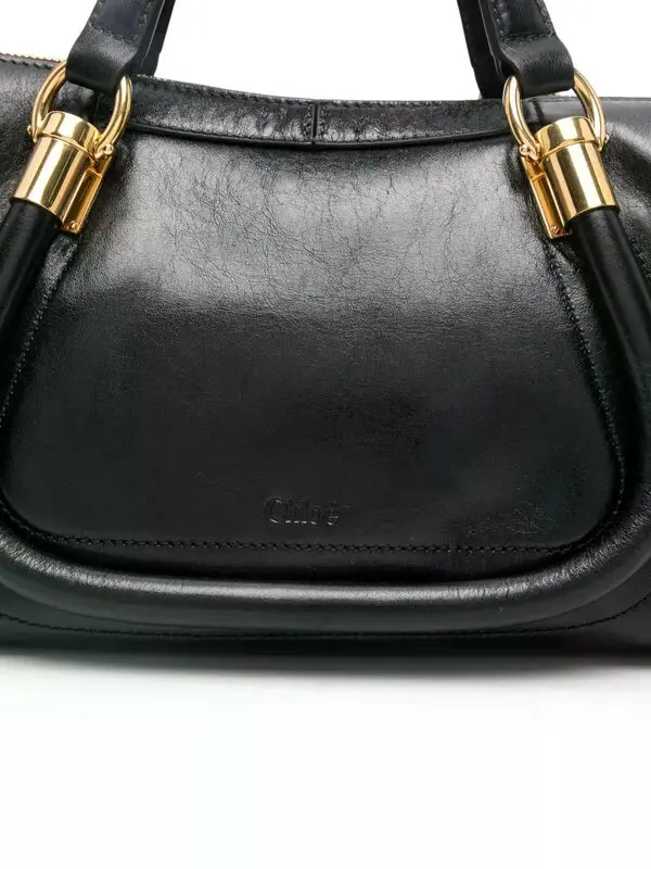 Chloé Small Paraty 24 Tote Bag - Black