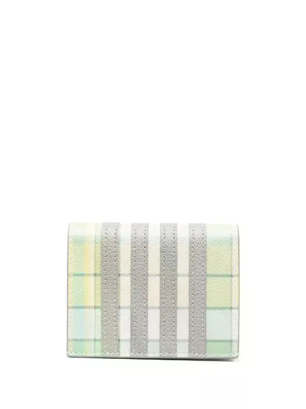 Thom Browne Check-print Bifold Wallet