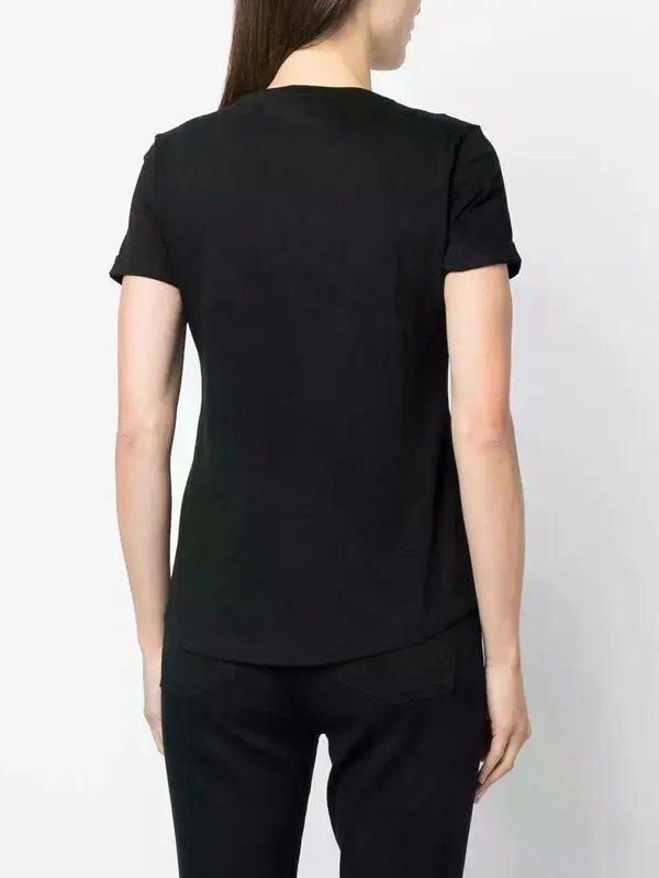 Ralph Lauren Hailly Beaded Logo T-shirt - Black