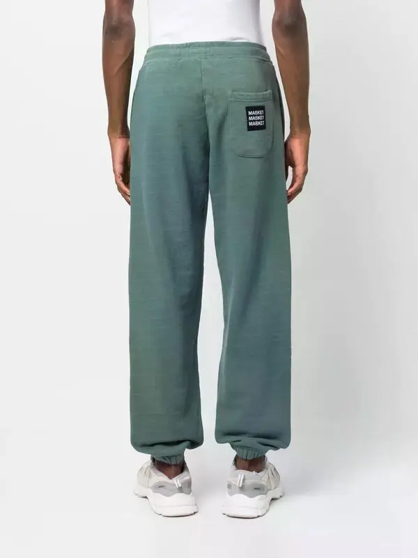 MARKET Logo-appliqué Track Pants - Green