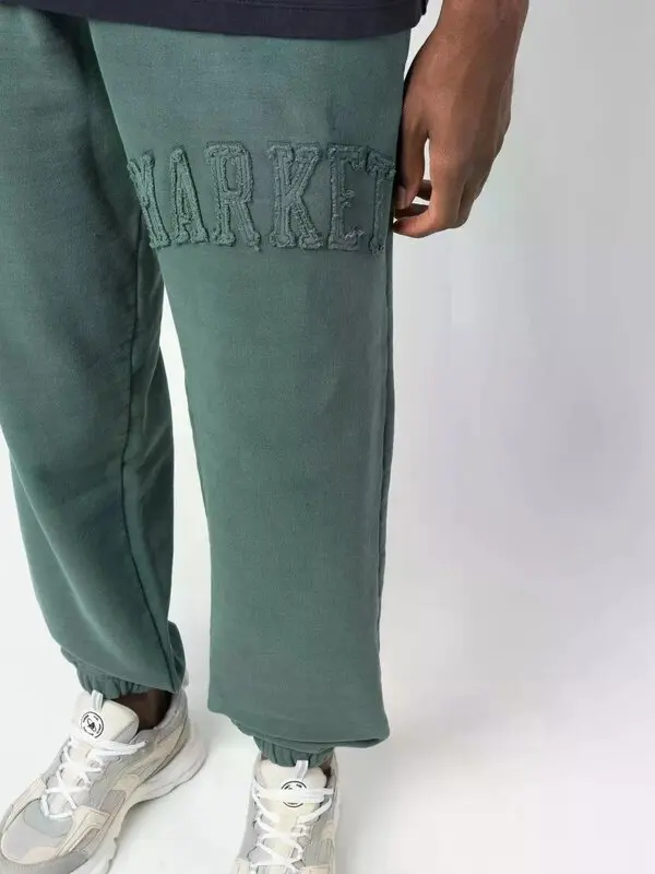 MARKET Logo-appliqué Track Pants - Green