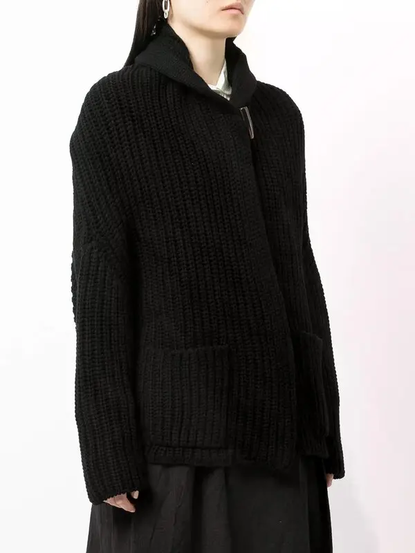FORME D'EXPRESSION Chunky Knit Wool-cashmere Cardigan
