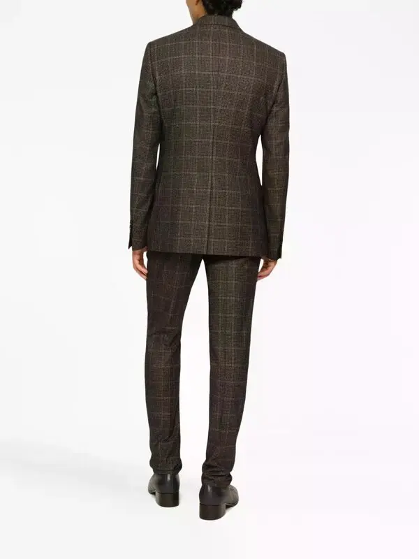 Dolce & Gabbana Plaid-check Tailored Trousers