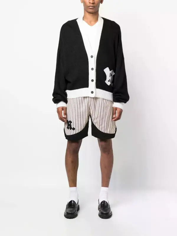 ROUGH. Logo-patch Button-up Cardigan