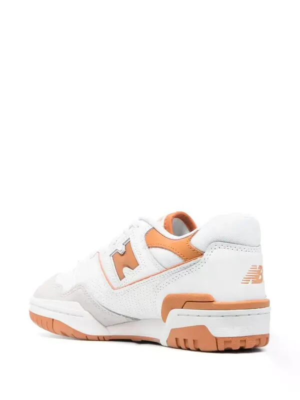 NEW BALANCE Bb550 Low-top Leather Sneakers - White