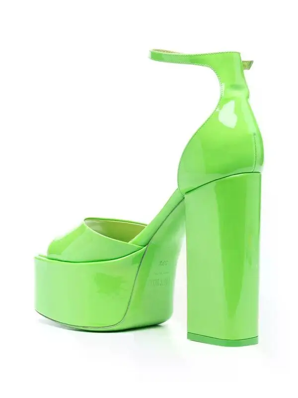 Paris Texas Tatiana 105mm Platform Sandals - Green