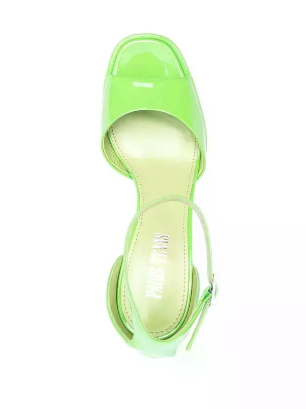 Paris Texas Tatiana 105mm Platform Sandals - Green