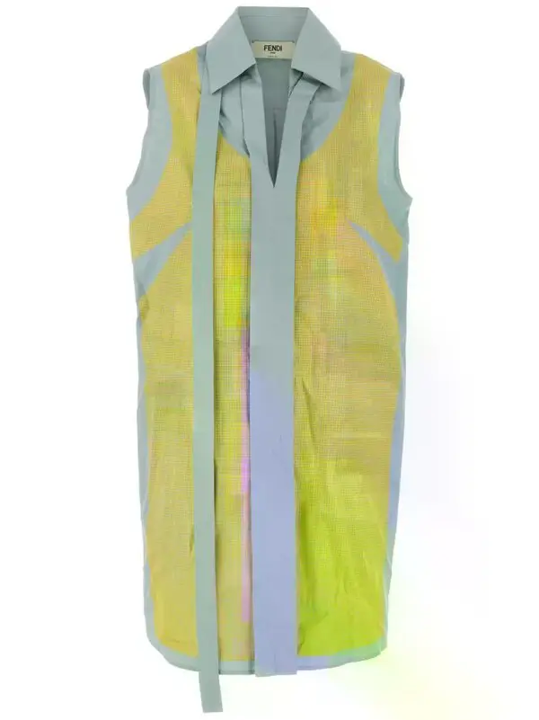 Fendi Two-tone Mini Dress