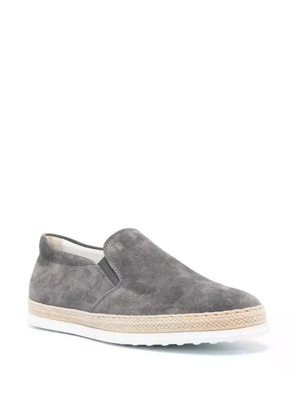 TOD'S Suede Slip-on Loafers