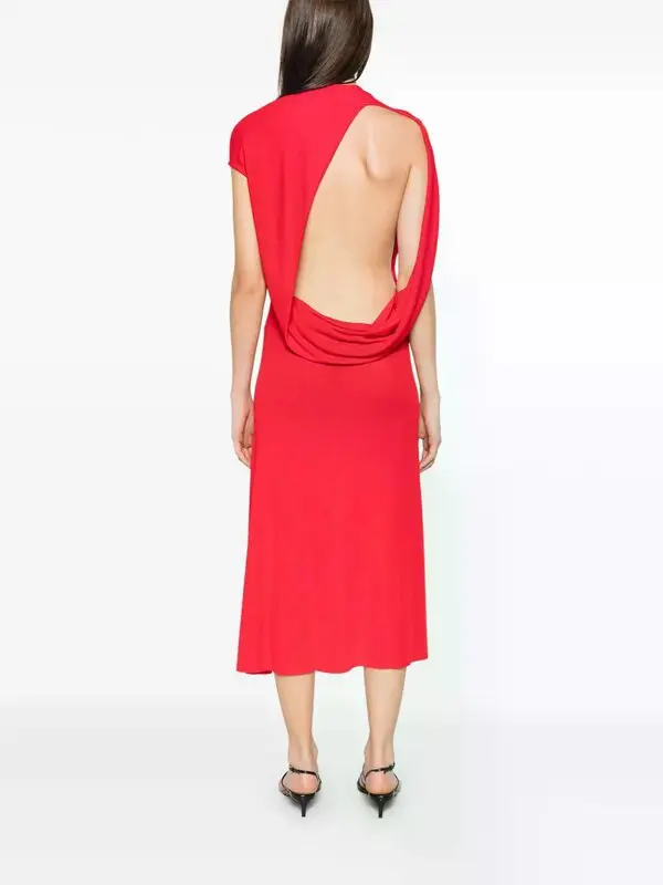 Jacquemus La Robe Salerno Midi Dress - Red