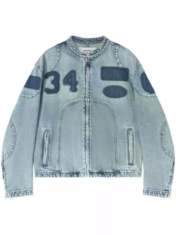 AMBUSH Varsity-style Denim Jacket