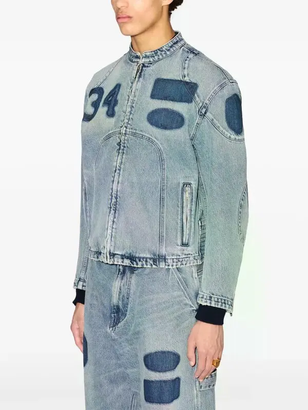 AMBUSH Varsity-style Denim Jacket