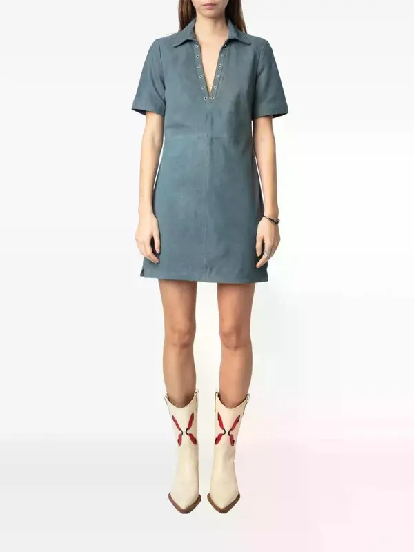 Zadig&Voltaire Leather Mini Dress