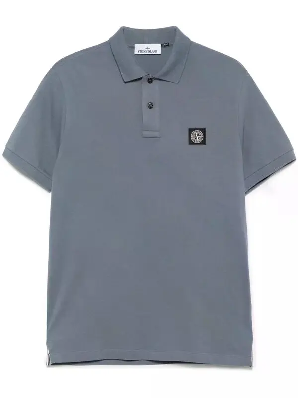 Stone Island Compass-patch Polo Shirt