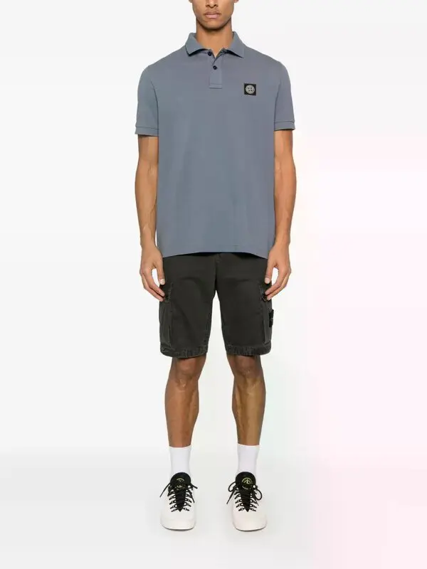 Stone Island Compass-patch Polo Shirt