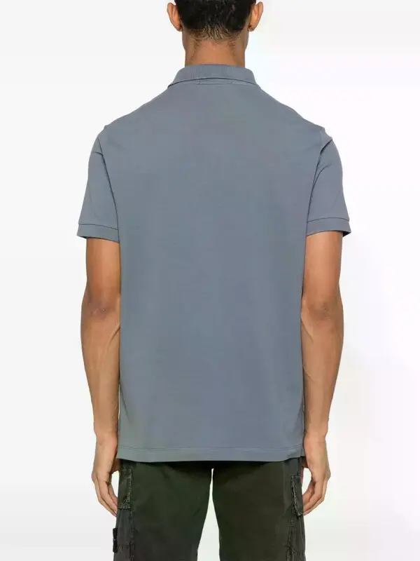Stone Island Compass-patch Polo Shirt
