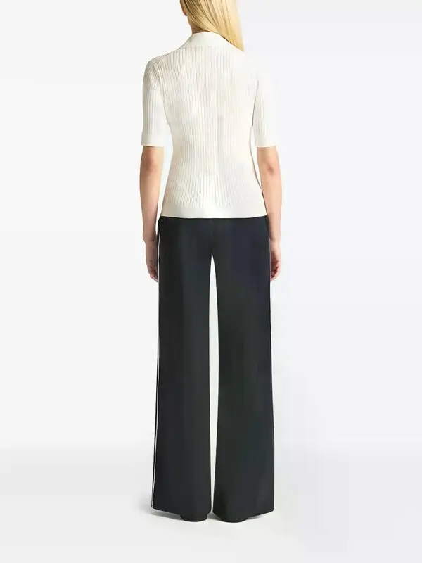 Fusalp Knitted Polo Top - White