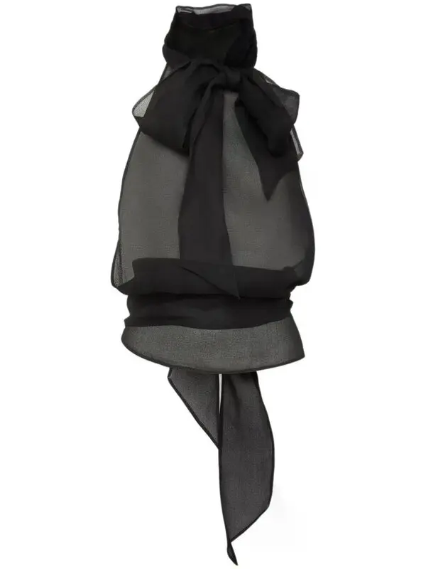 Dsquared2 Silk Pussy-bow Blouse