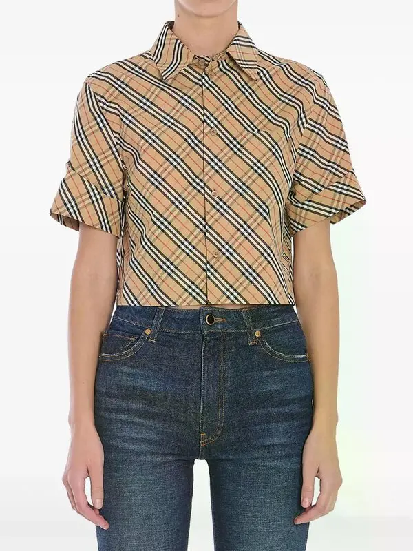 Burberry Cropped Shirt