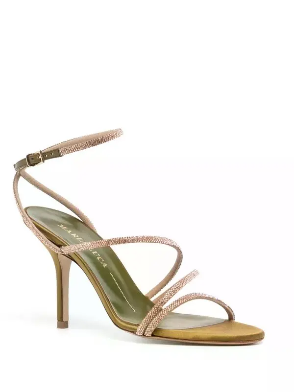 MARIA LUCA 95mm Crystal-embellished Sandals