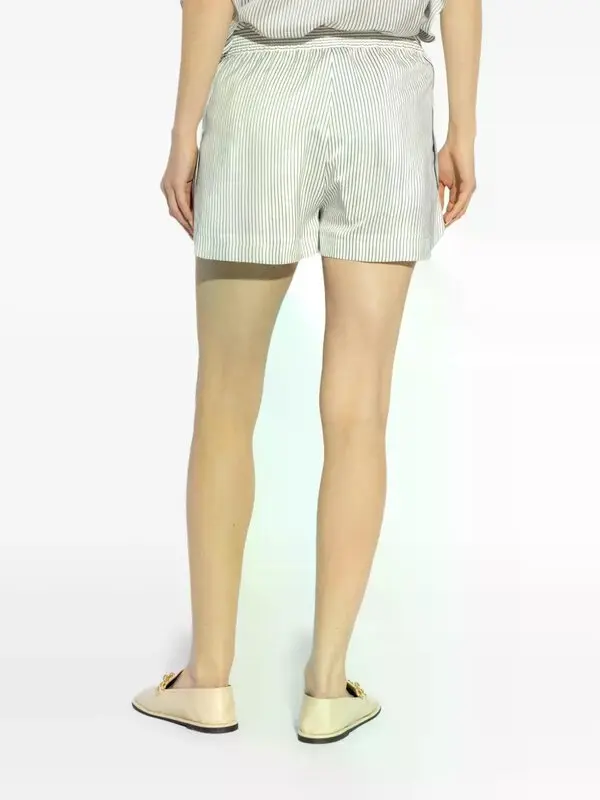 Stella McCartney Striped Silk Shorts