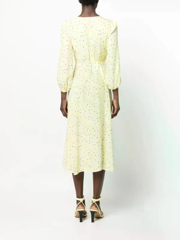 P.a.r.o.s.h Floral-print Silk Wrap Dress