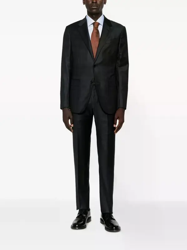 Zegna Plaid-check Single-breasted Suit