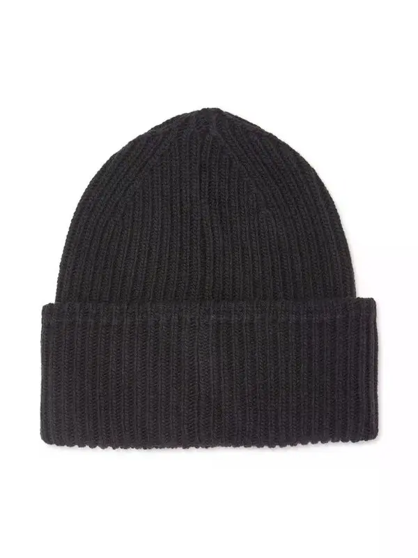 Dsquared2 Ribbed-knit Beanie With Icon Motif