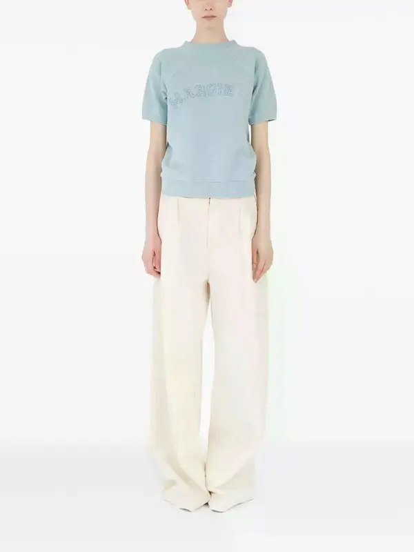 MAISON MARGIELA Logo-print Cotton Sweatshirt
