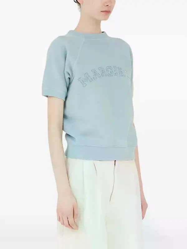 MAISON MARGIELA Logo-print Cotton Sweatshirt