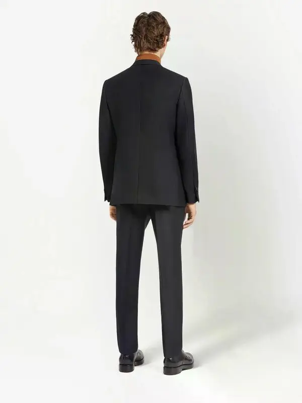 Zegna Trofeo Single-breasted Wool Suit - Blue