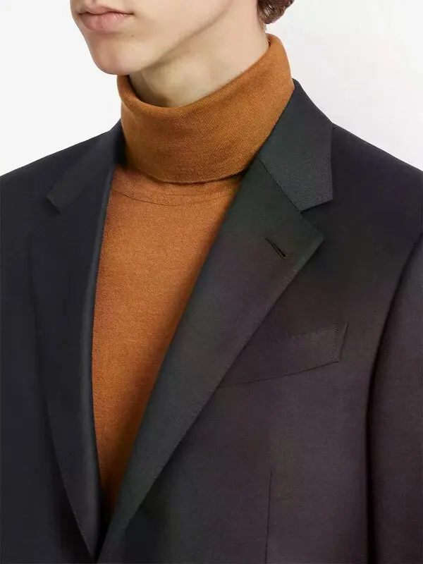 Zegna Trofeo Single-breasted Wool Suit - Blue