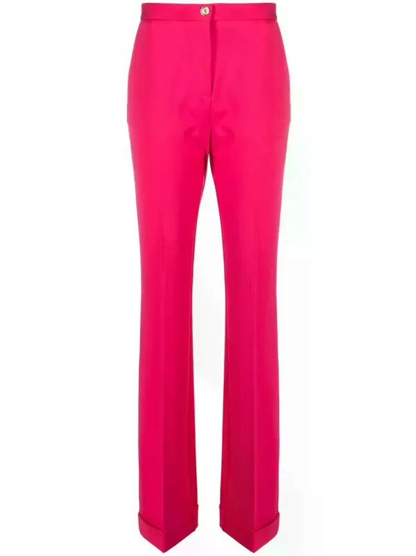 Pinko Pressed-crease High-waist Trousers